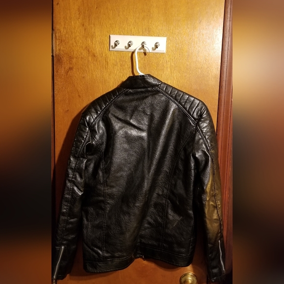 BO Katie Seth | Jackets & Coats | Bo Katie Seth Bomber Leather Jacket ...